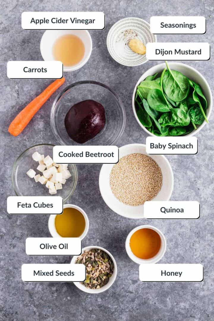 Beet Salad (With Feta) - The Yummy Bowl