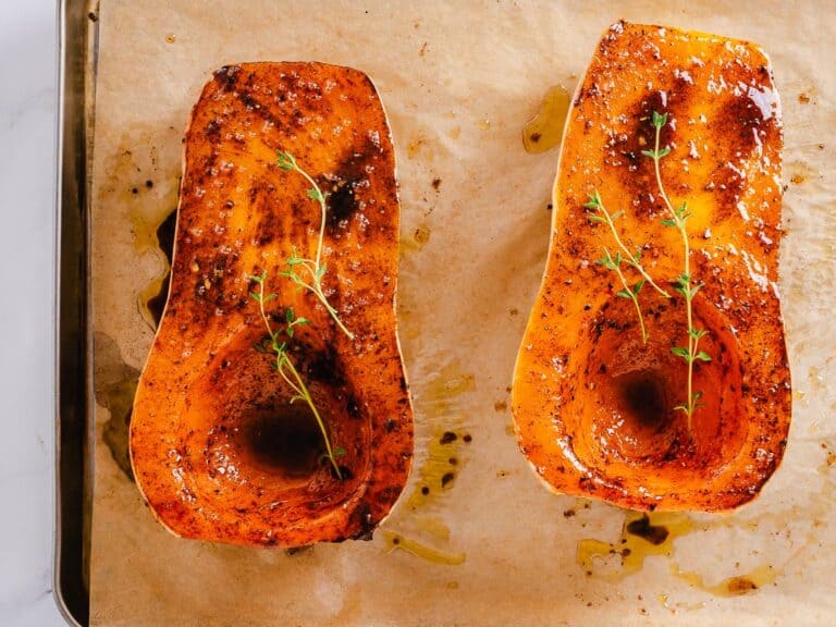 This Baked Butternut Squash with Brown Sugar and Cinnamon Tastes Like Fall