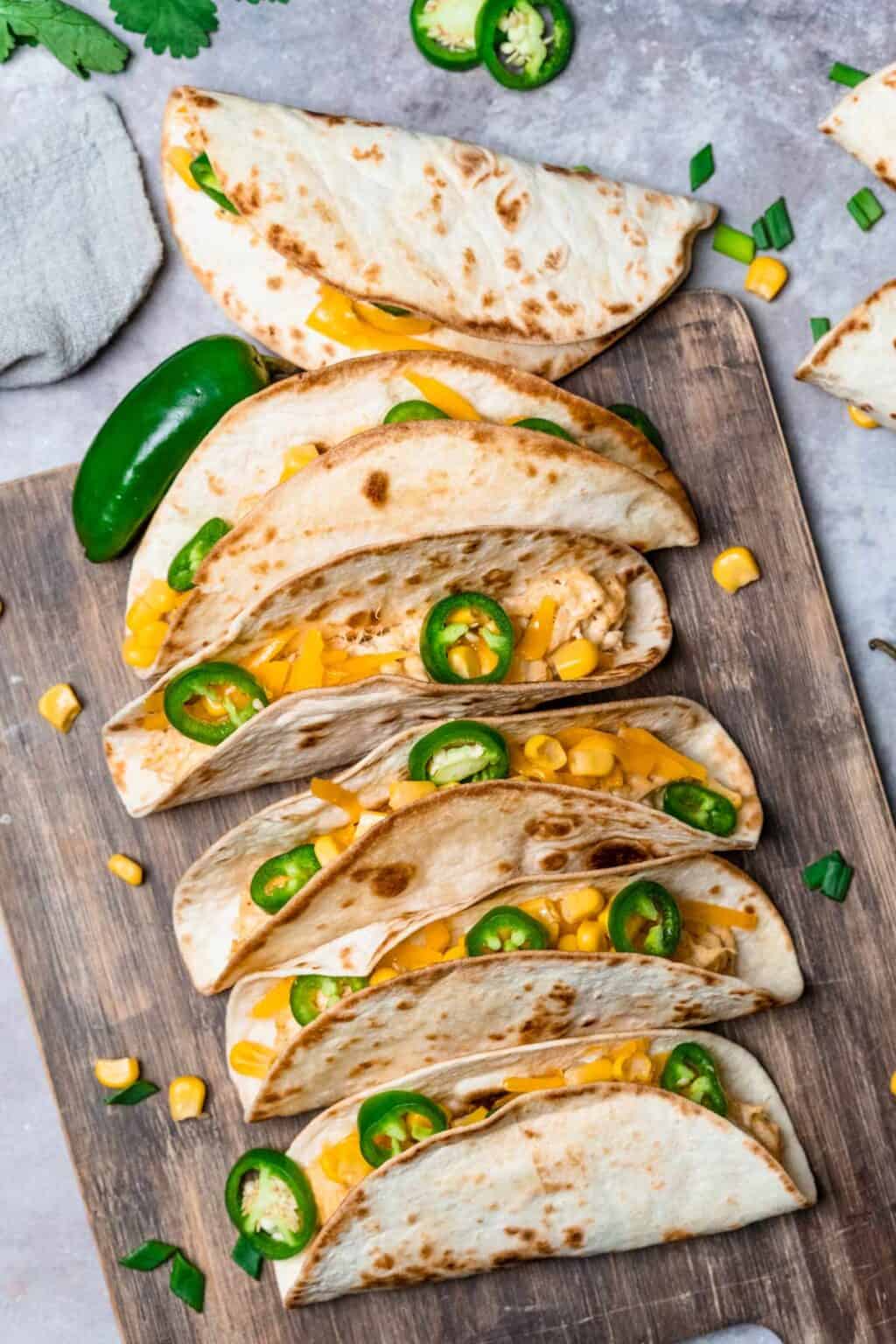 Baked Creamy Chicken Tacos (Ready in 15-Minutes!)