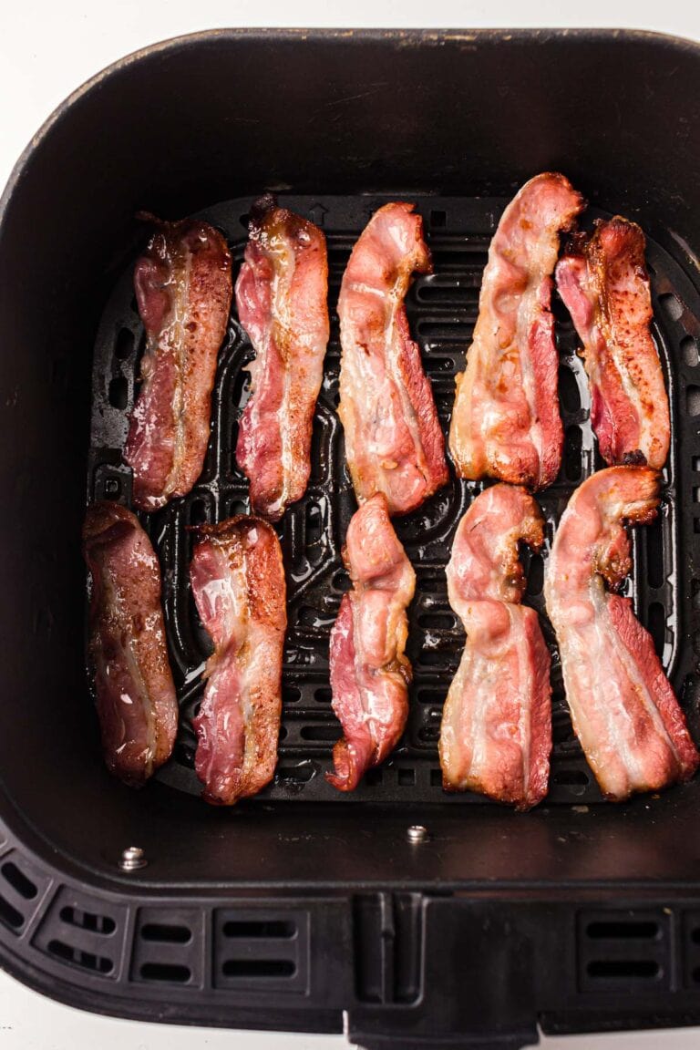 Air fryer Bacon (in 10-Minutes!)