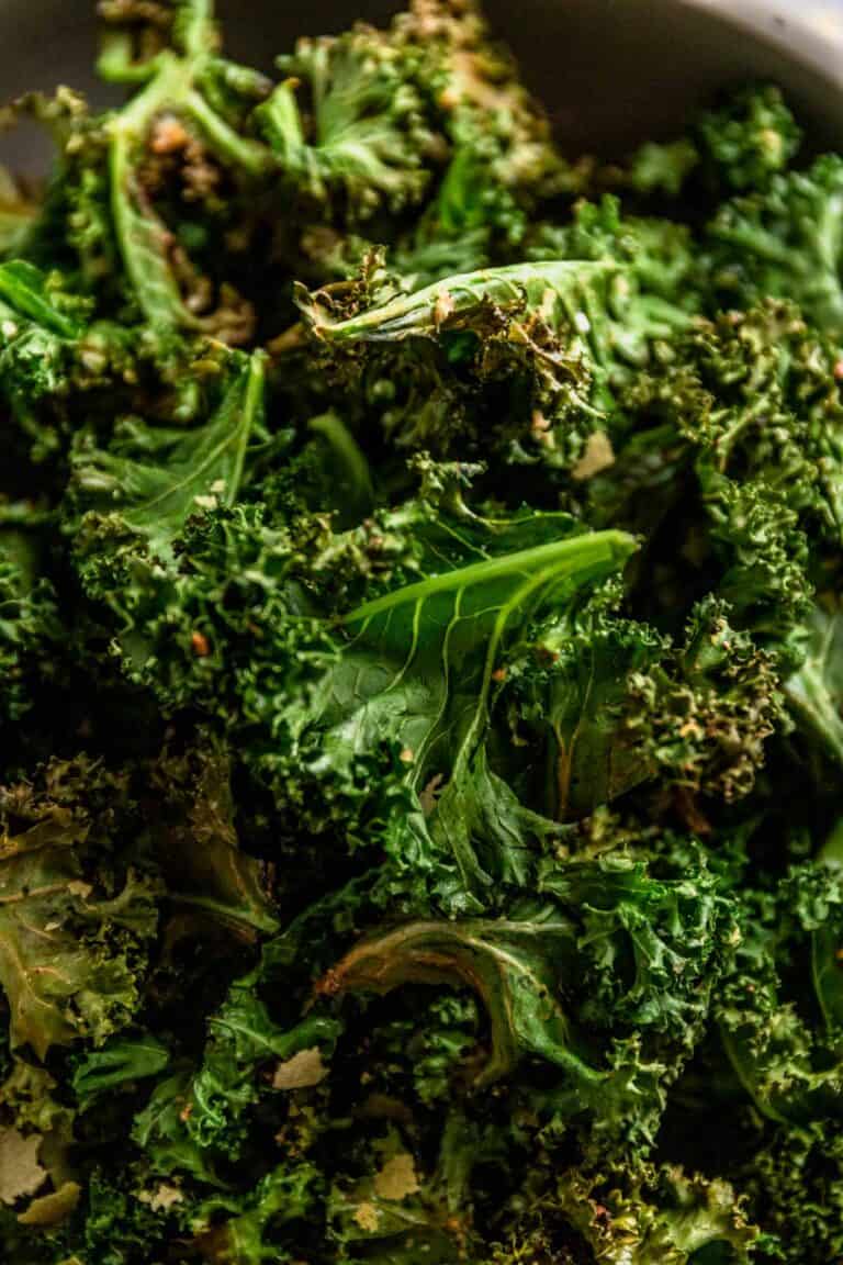 THE BEST Air Fryer Kale Chips With Perfect Seasoning
