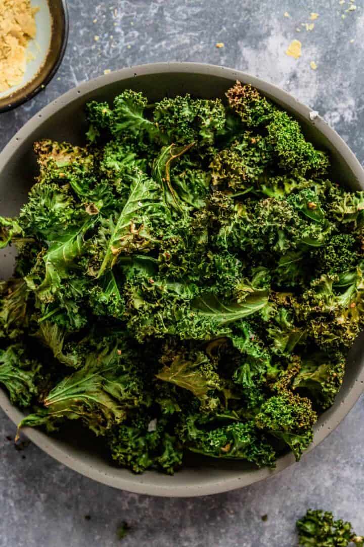 THE BEST Air Fryer Kale Chips With Perfect Seasoning