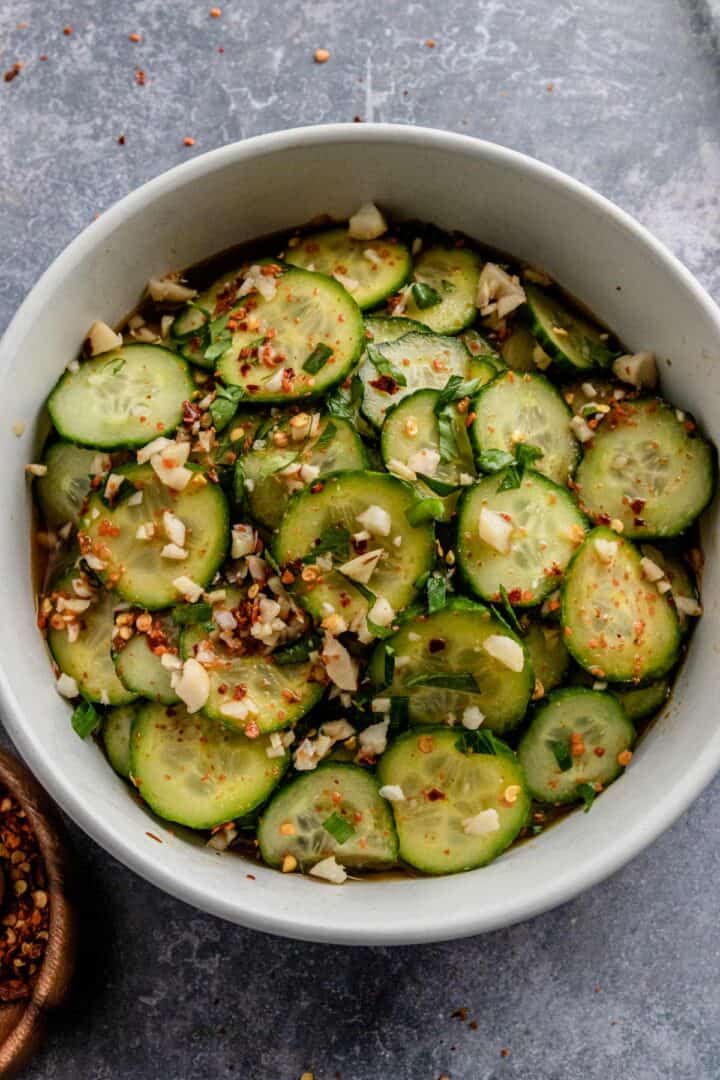 Easy Asian Cucumber Salad