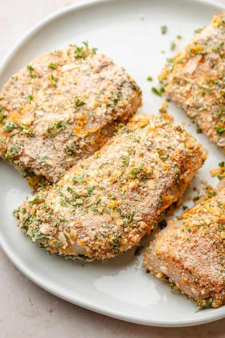 30-Minute Baked Crusted Cod