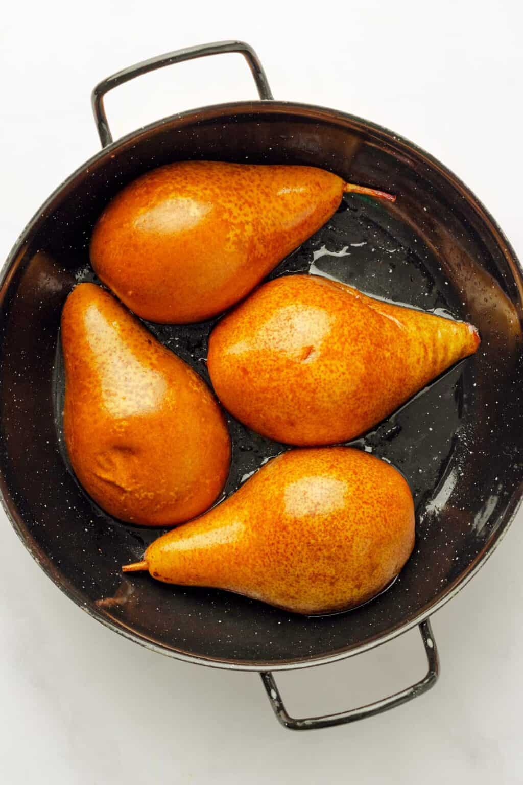 Simple Baked Pears With Honey and Blue Cheese