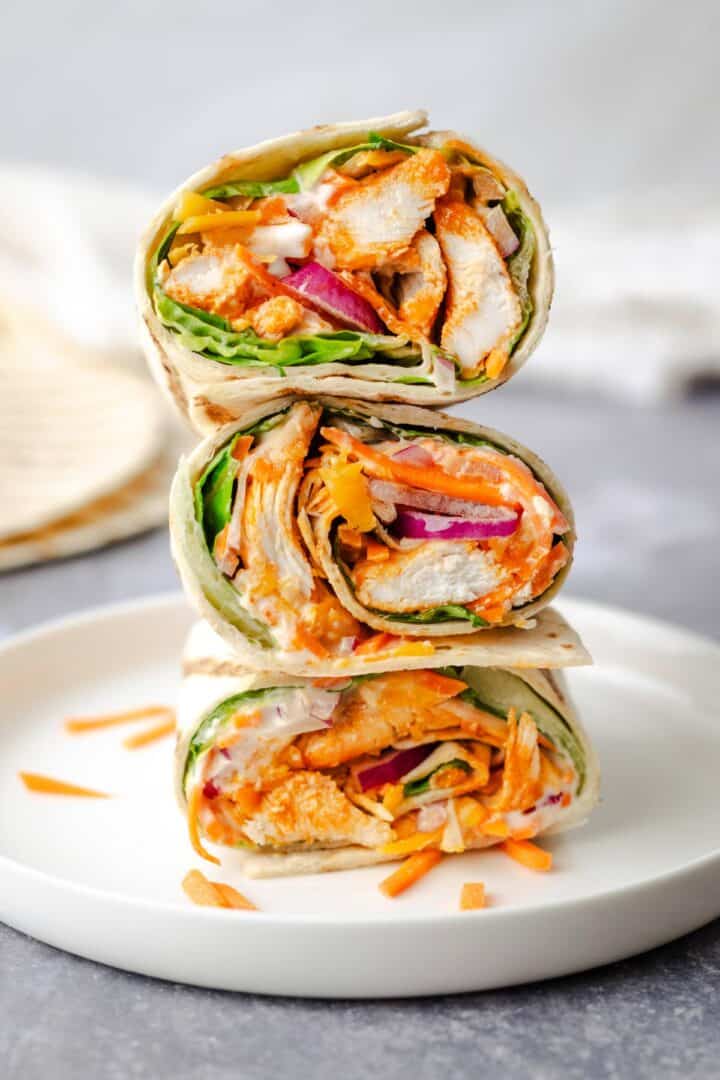 The Easy Buffalo Chicken Wrap Recipe Everyone Keeps Asking Me For