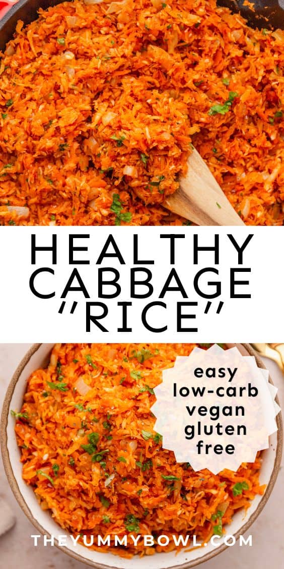 Cabbage ''Rice'' (20 Minute Stir Fry Recipe)