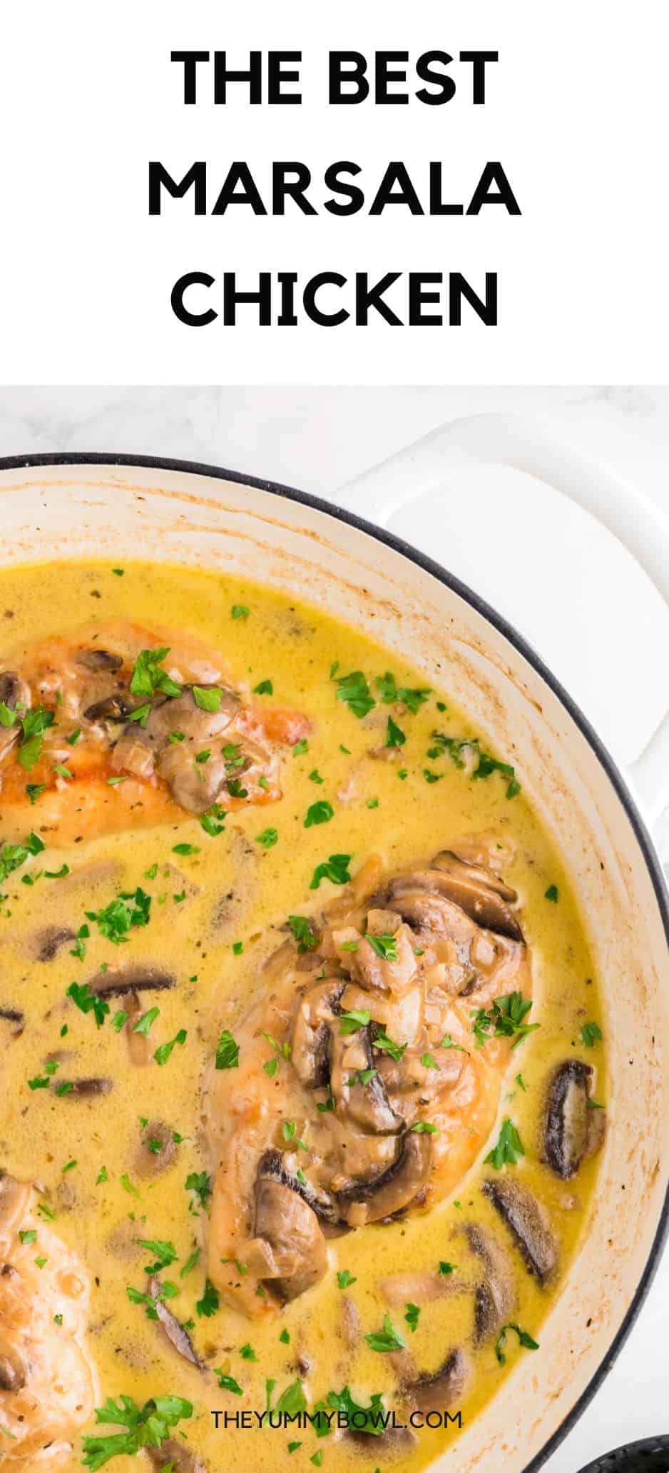THE BEST Chicken Marsala Recipe