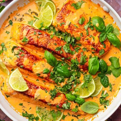 Quick Thai Salmon Curry