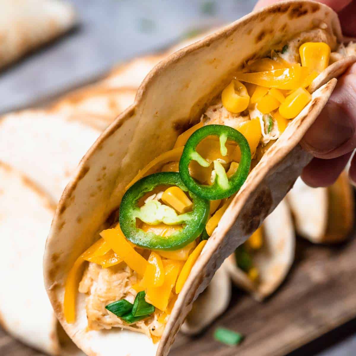 Baked Creamy Chicken Tacos (Ready in 15-Minutes!)
