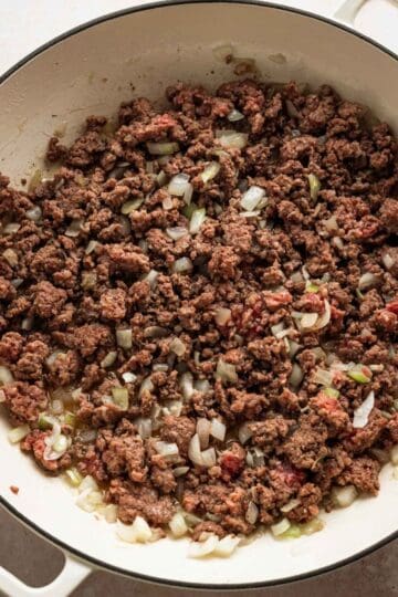 Quick and Creamy Tomato Ground Beef Pasta Recipe