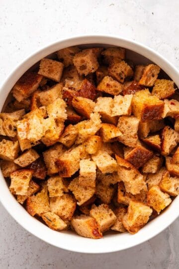 Crispy Garlic Herb Croutons You’ll Want to Put on Everything
