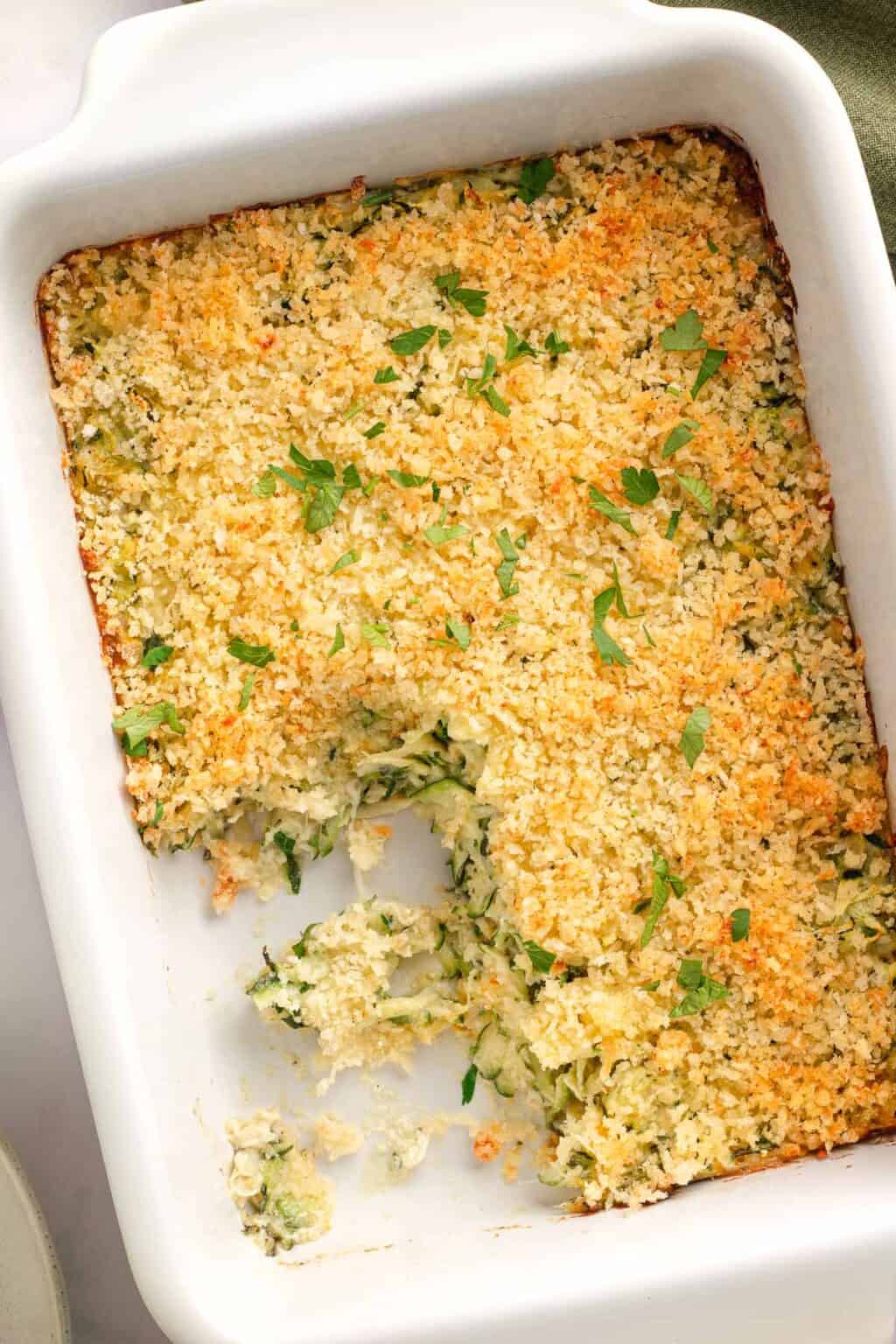 The Cheesy Zucchini Bake I Make Every Summer