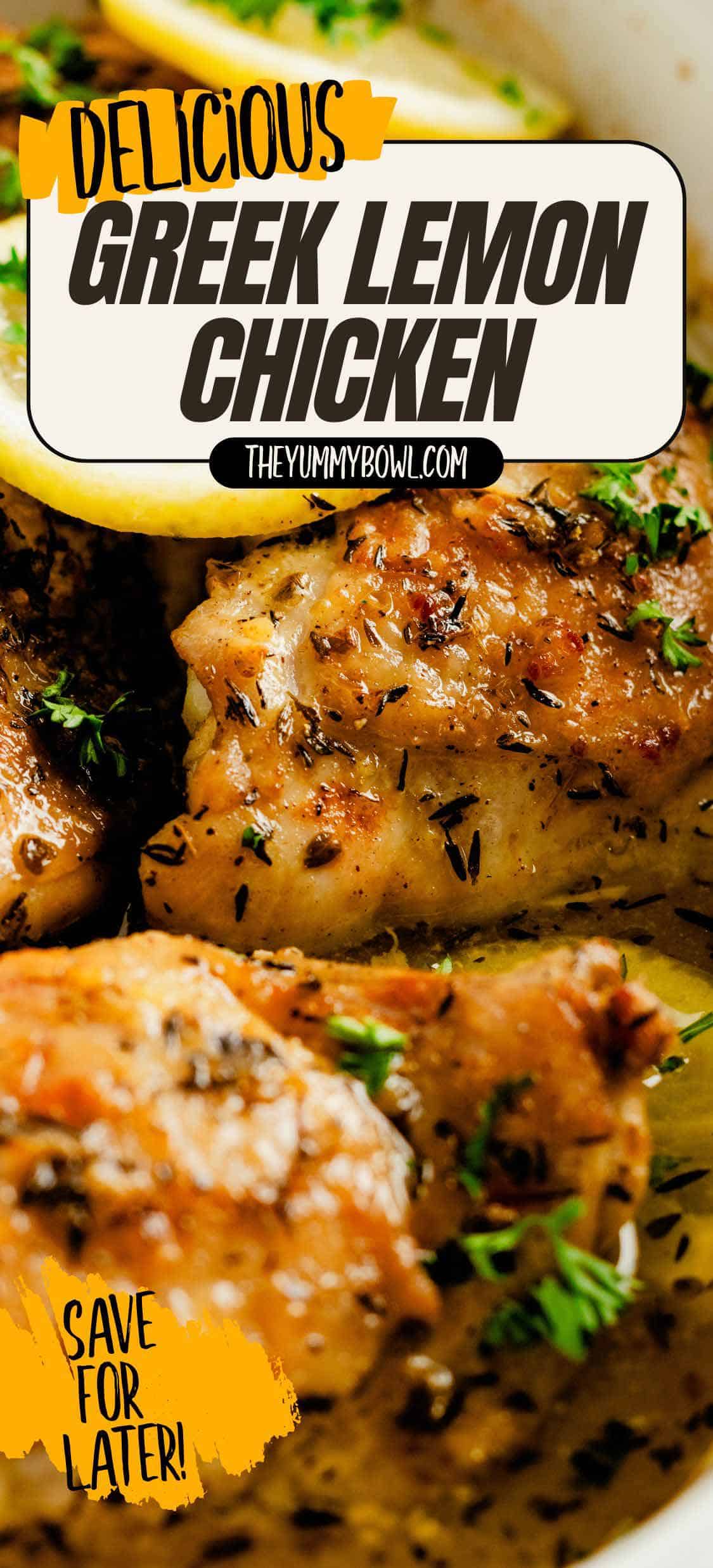 THE BEST One-Pan Greek Lemon Chicken Dinner