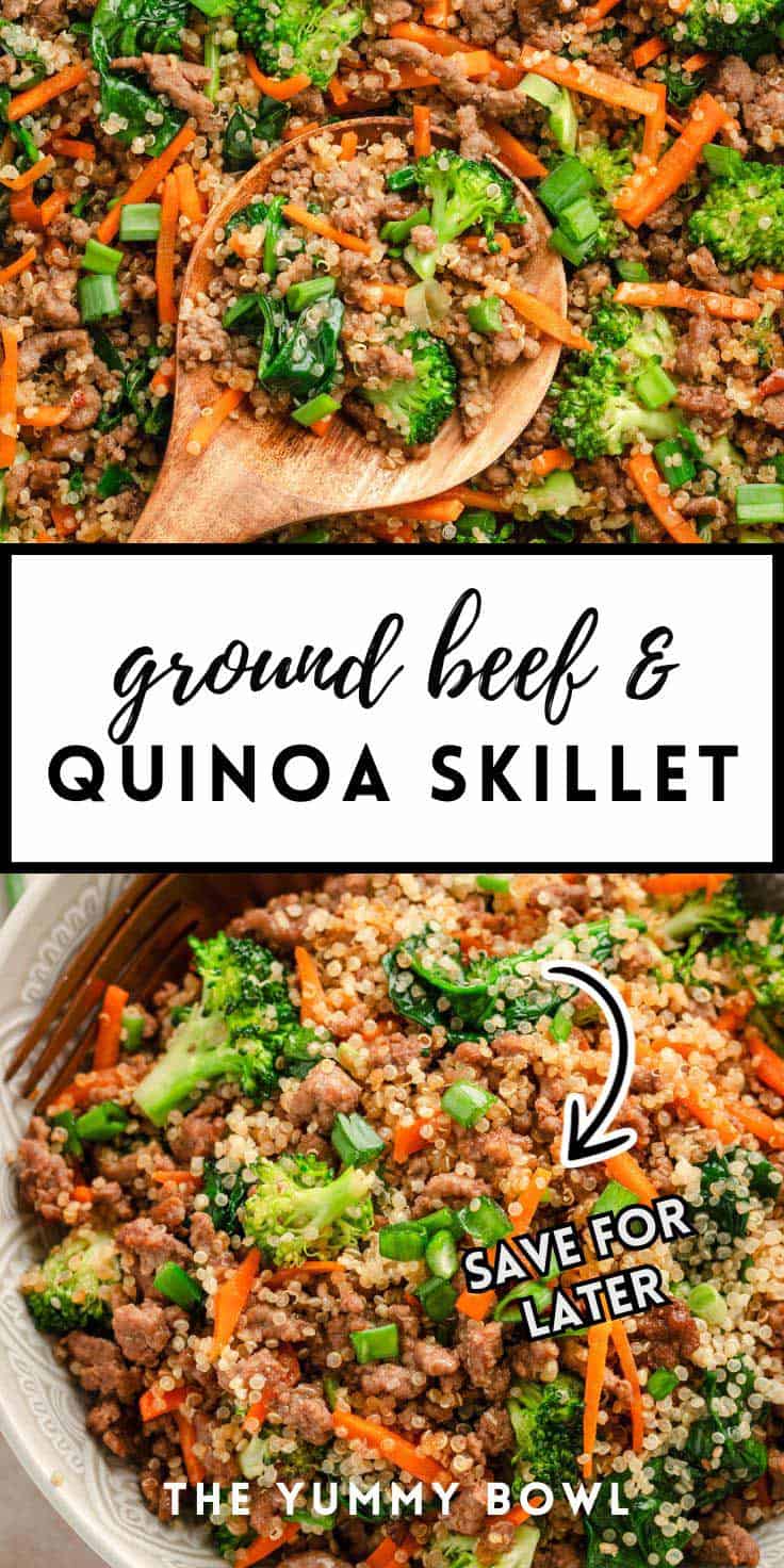 Ground Beef and Quinoa Skillet With Vegetables