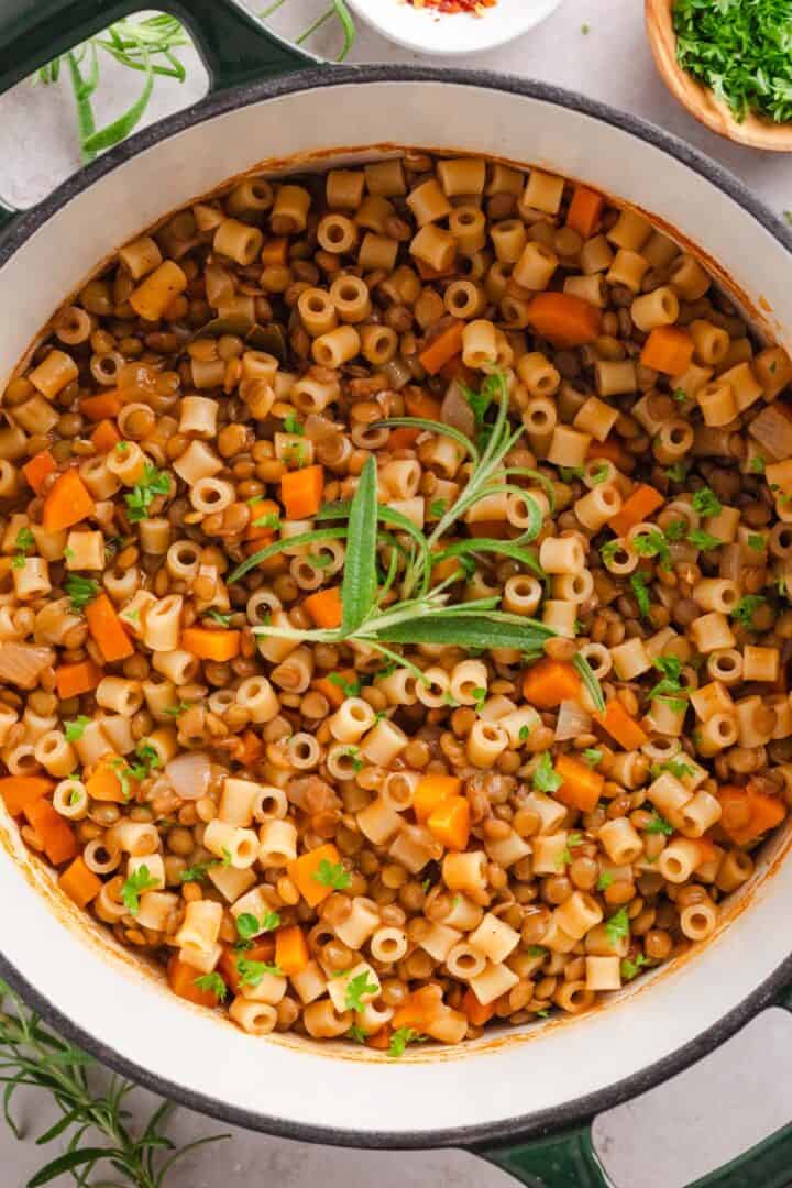Hearty Lentil Pasta I Have On Repeat