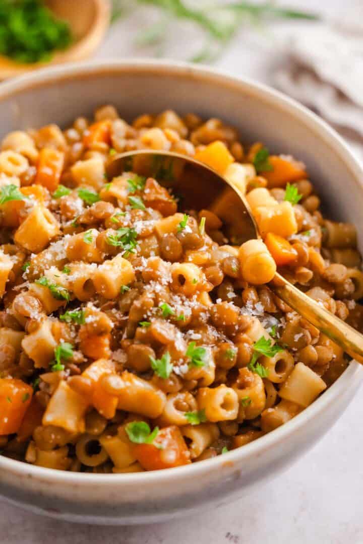 Hearty Lentil Pasta I Have On Repeat