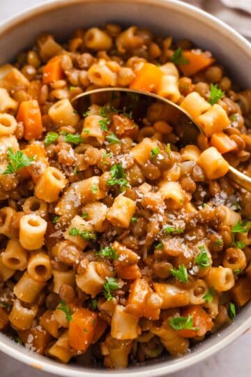 Hearty Lentil Pasta I Have On Repeat