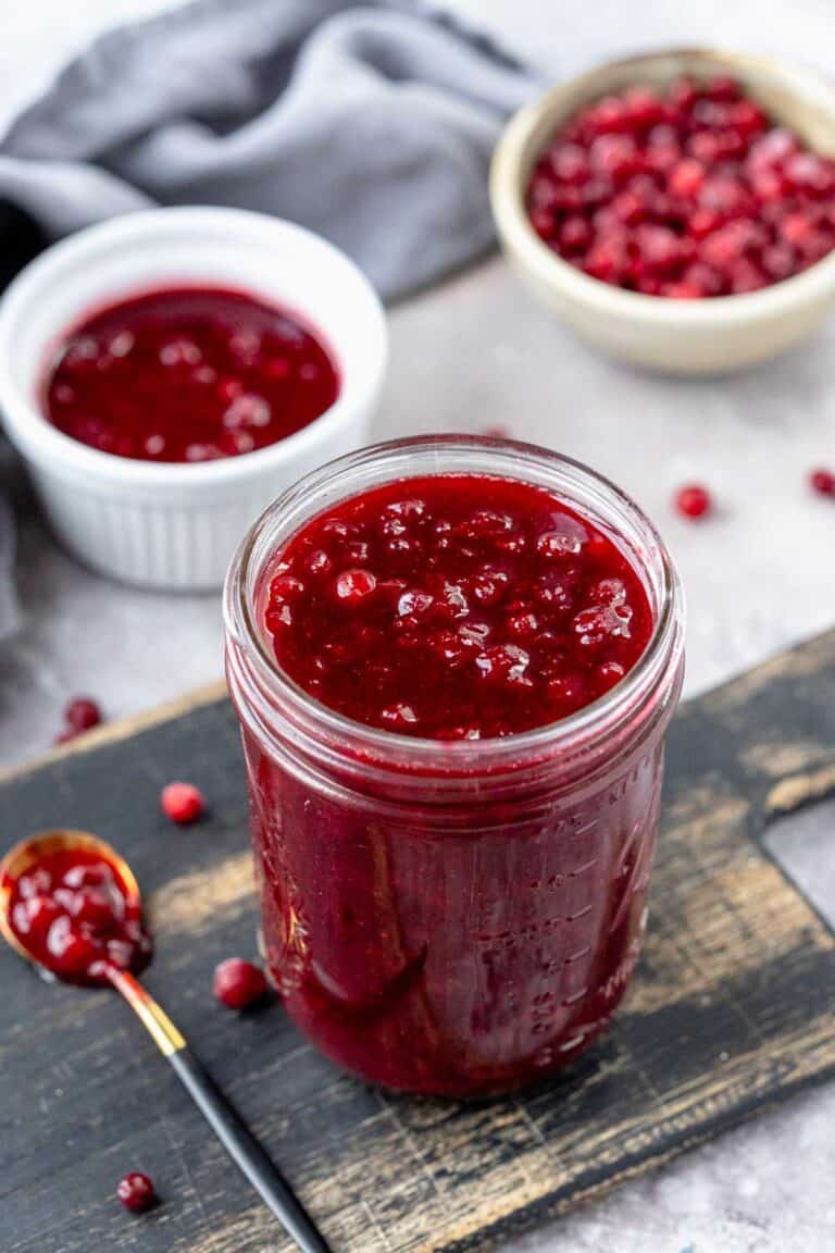 Lingonberry Sauce - The Yummy Bowl