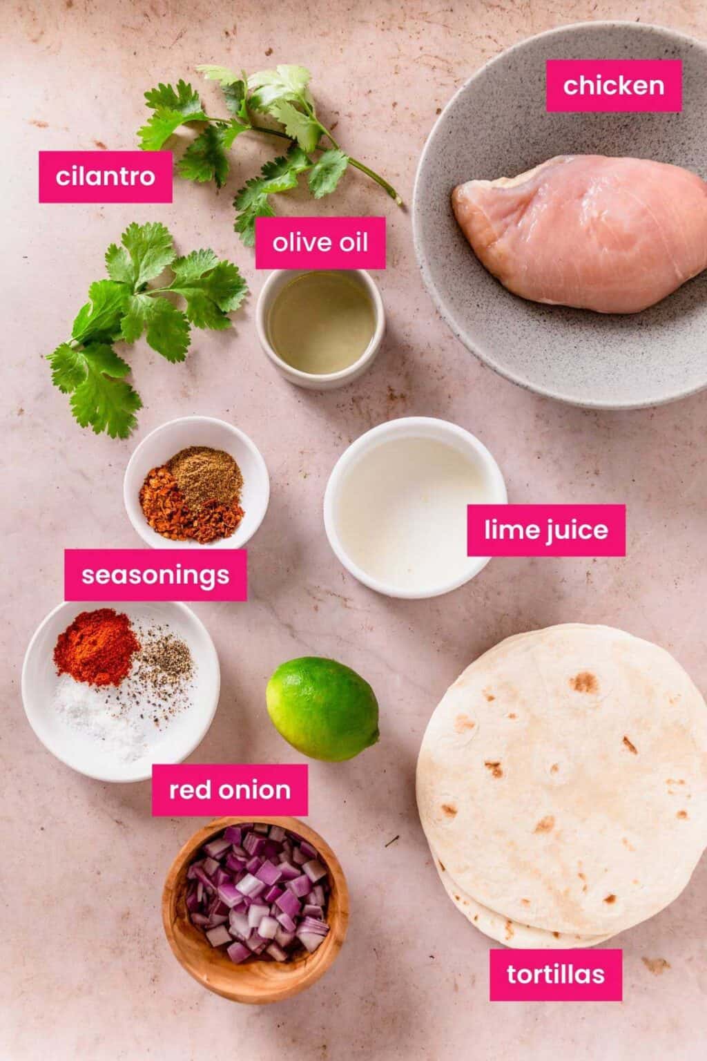 JUICY Mexican Chicken Street Tacos