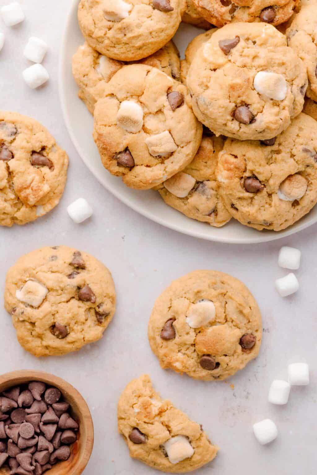 THE BEST Pumpkin Smores Cookies I Make This Fall