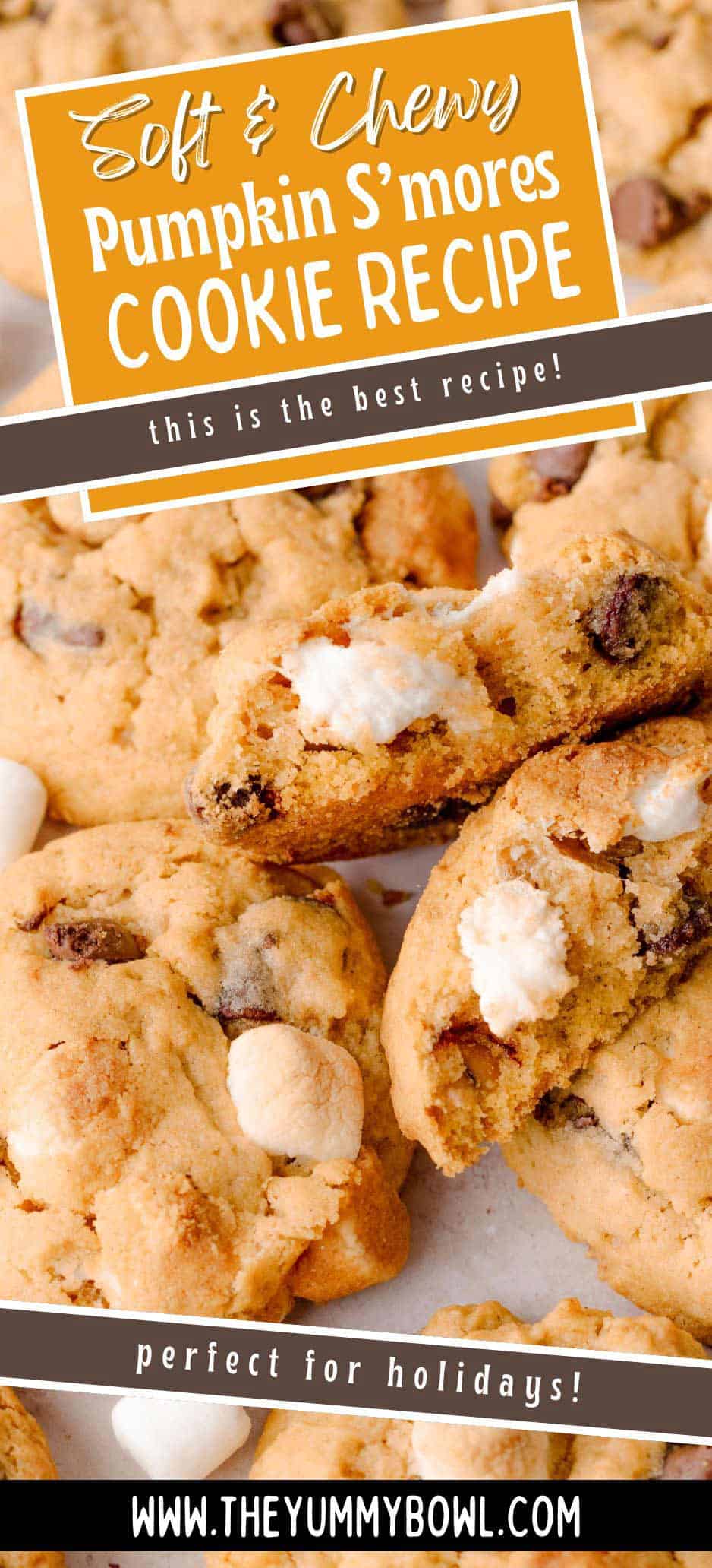 THE BEST Pumpkin Smores Cookies I Make This Fall
