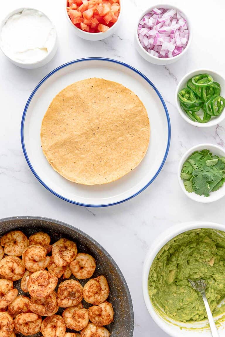CRUNCHY Shrimp Tostadas With Creamy Avocado