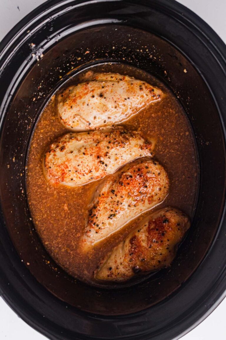 Slow Cooker Shredded Chicken for Meal Prep - The Yummy Bowl