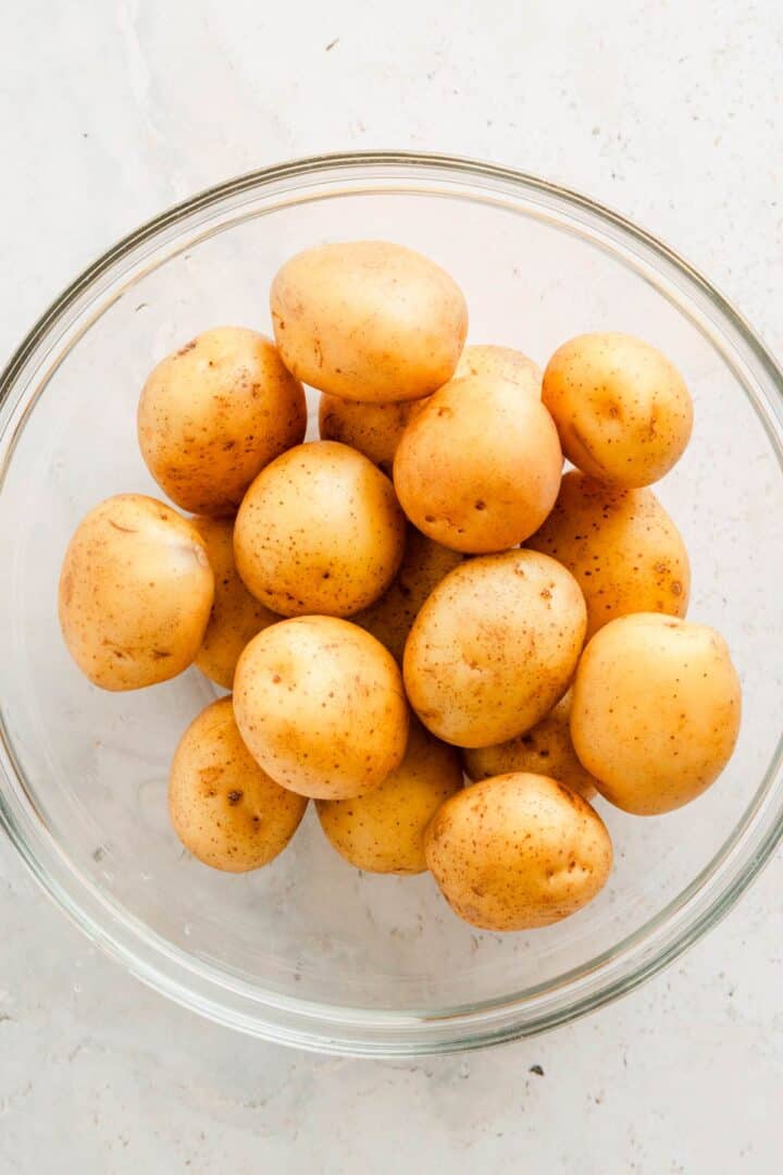 Crispy Smashed Potato Bites - The Yummy Bowl