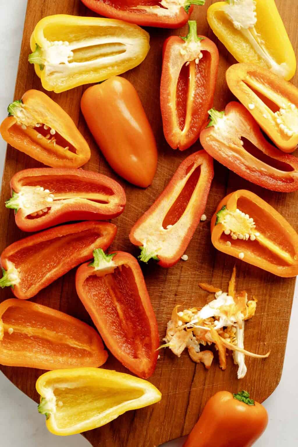 Spanakopita Stuffed Mini Peppers