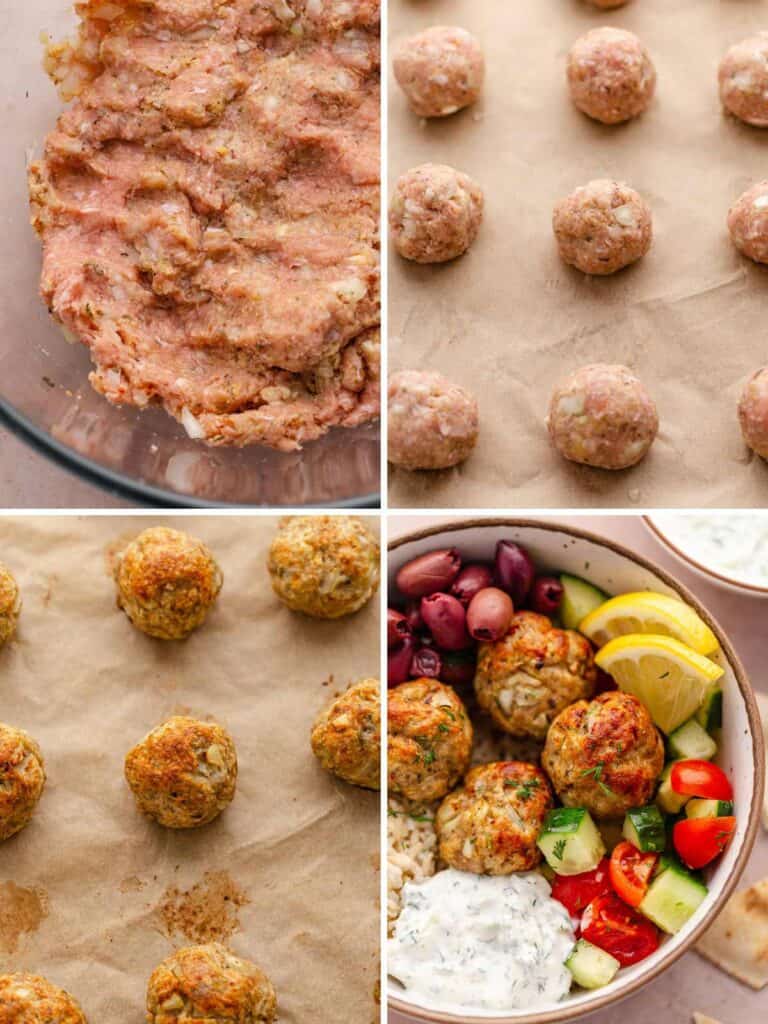 These Greek Turkey Meatball Bowls Come Together in Just 15 Minutes