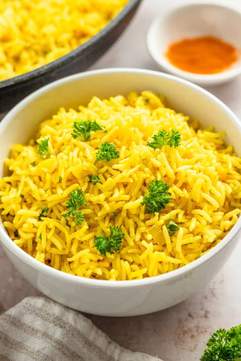 Yellow Rice (Ready in 20 Minutes!) - The Yummy Bowl