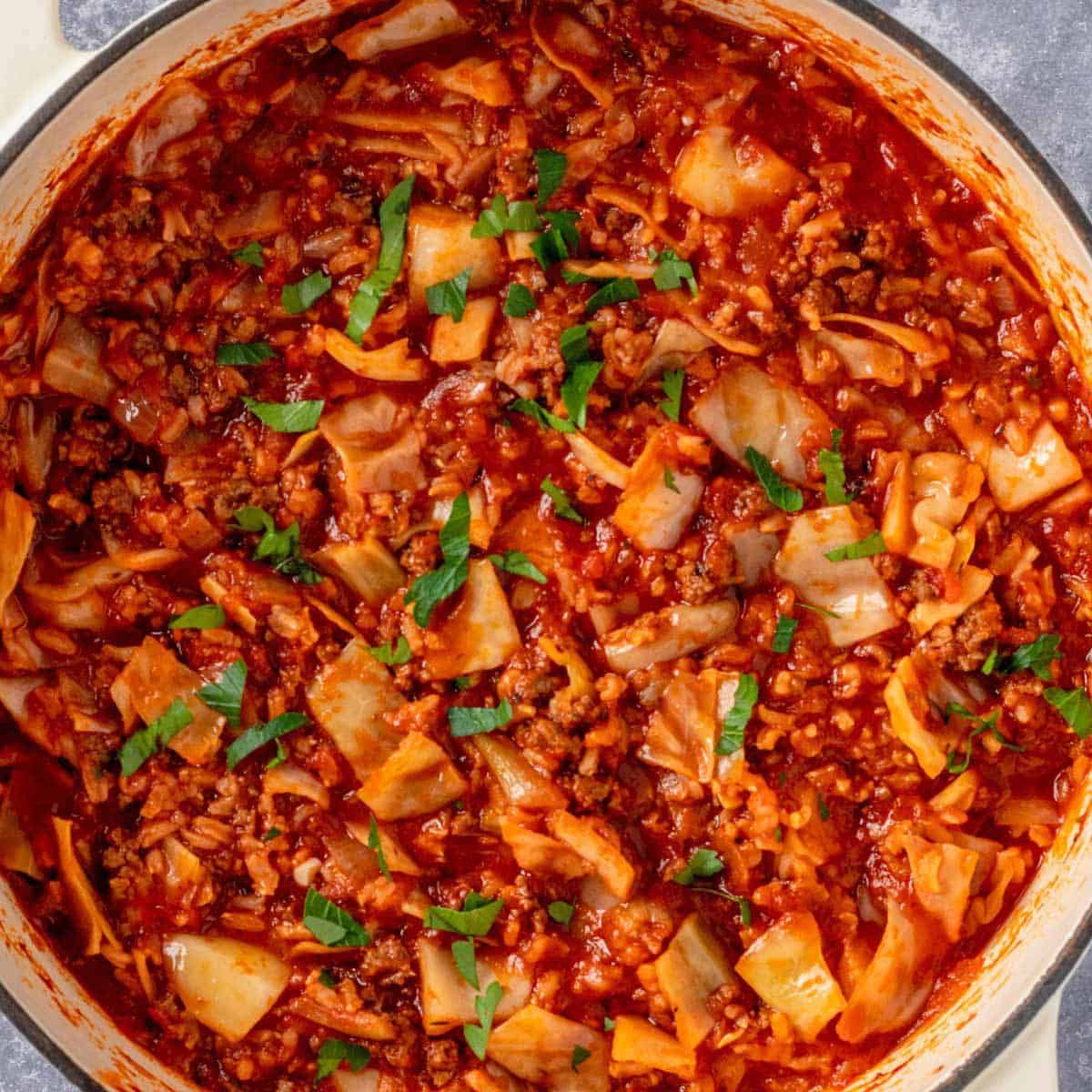 Unstuffed Cabbage Rolls Unstuffed Lazy Cabbage Roll Casserole: Quick