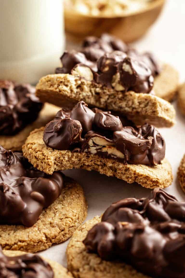 Nutty Vegan Chocolate Biscuits